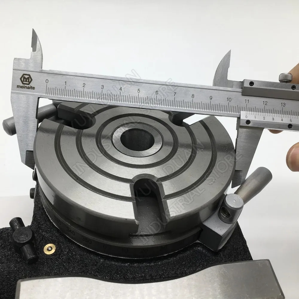 100mm 110mm 4" Indexing Plate Rotary table vertical and horizontal HV4 ...