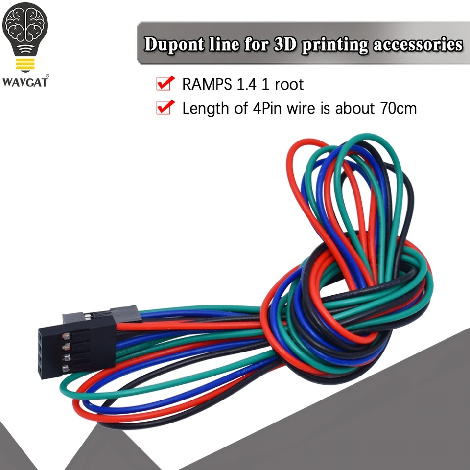 4 AWG Battery Cable 10-Pack 70cm 4-Pin Female-to-Female Jumper Wires ...