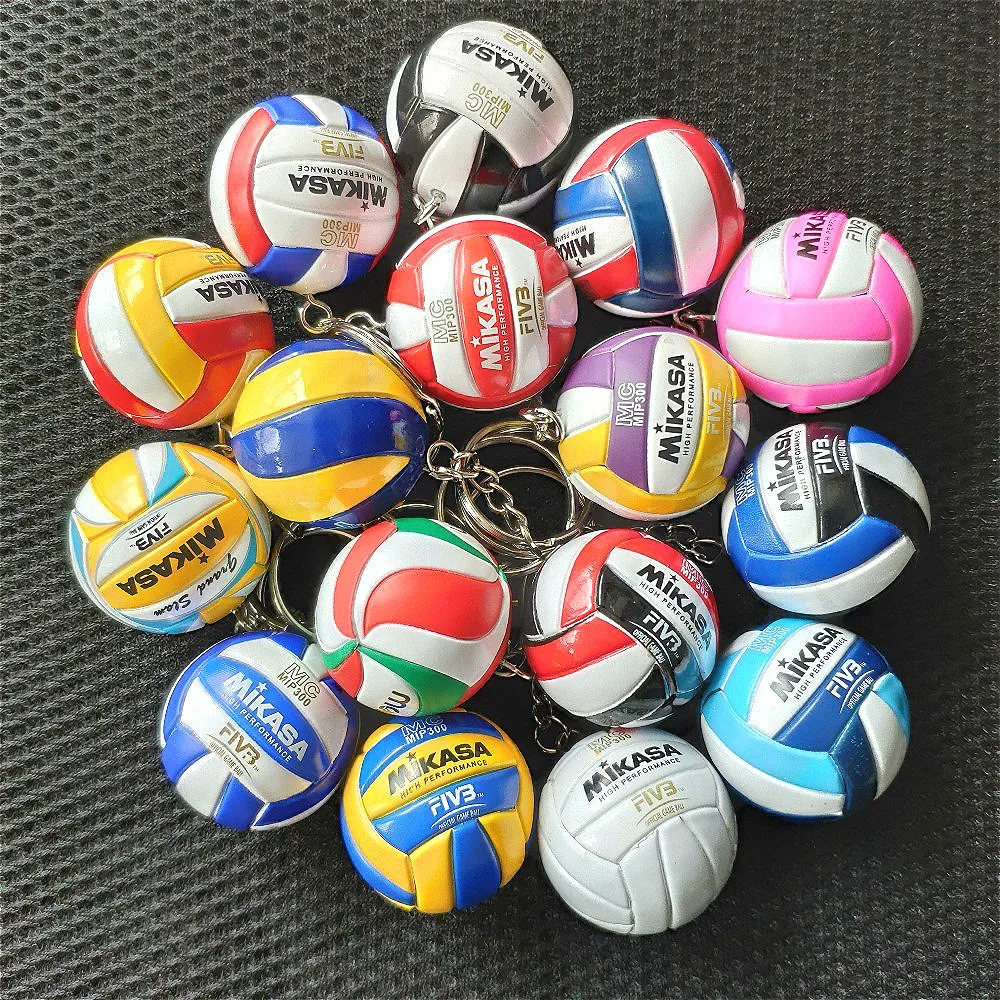 Volleyball-Keychain-Key-Chain-Car-Key-Holder-Ring-Sports-Team-Hand-Bag ...