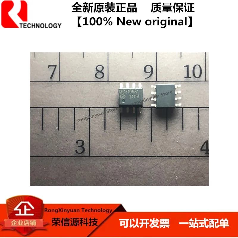 10ชิ้น/ล็อต MC34063A SOP 8 MC34063 34063A 34063 SMD 1.5,step−Up/ลง ...