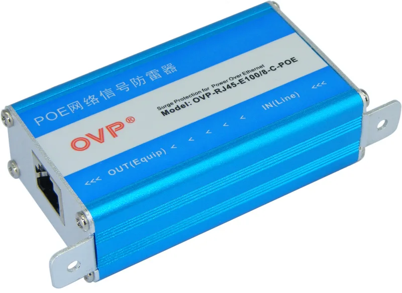 OVP Isolated Poe Network Signal Lightning Arrester Poe Network Camera ...