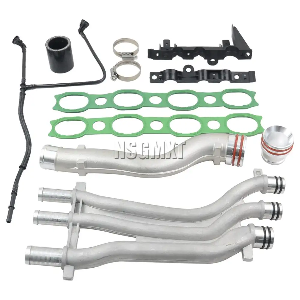 Ap01 Aluminum Coolant Pipe Repair Upgrade Kit For Porsche Cayenne Turbo ...