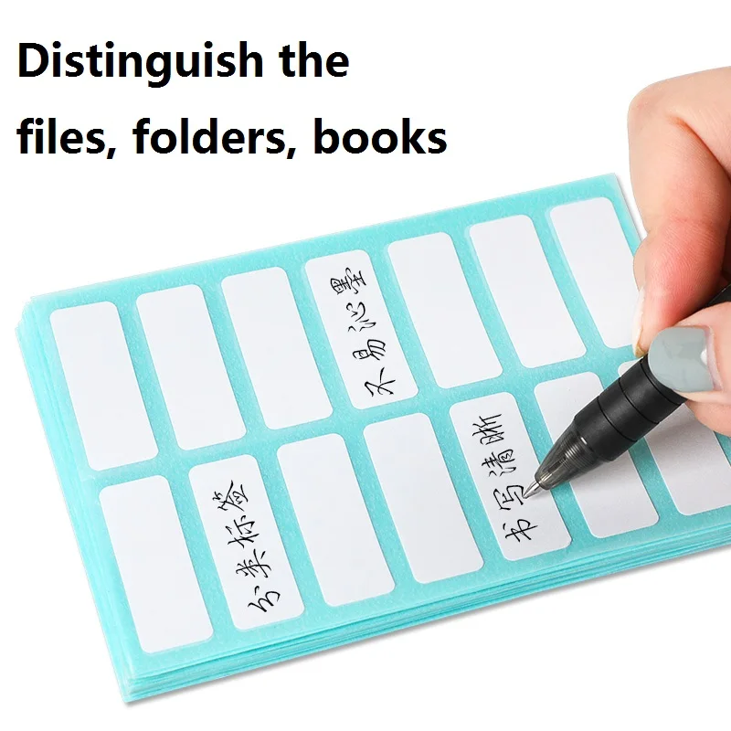 4Packs-Name-Label-White-Self-Adhesive-Sticker-Sticky-Paper-Office ...
