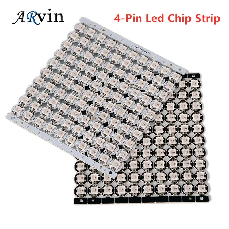 10~200PCS WS2812B WS2812 4-Pin Led Chip Strip&Heatsink DC5V 5050SMD RGB ...