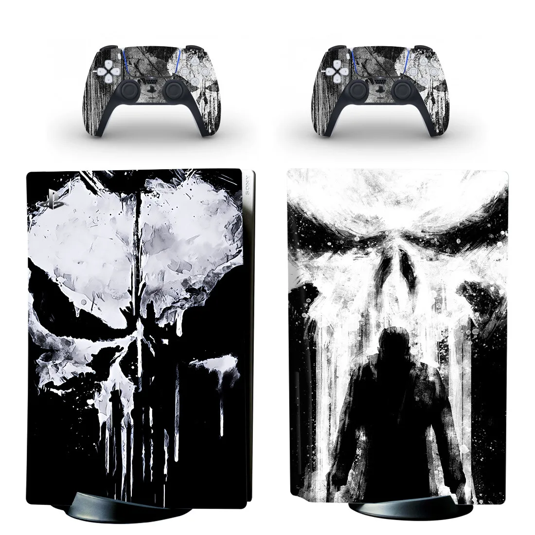 Skull Ghost PS5 Standard Disc Skin Decal Cover for PlayStation 5 ...