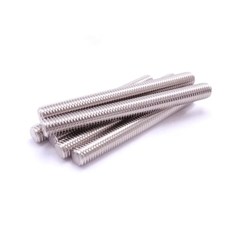 304 Stainless Steel Screw Rod Full Thread Bar Thread Screw Head Head ...