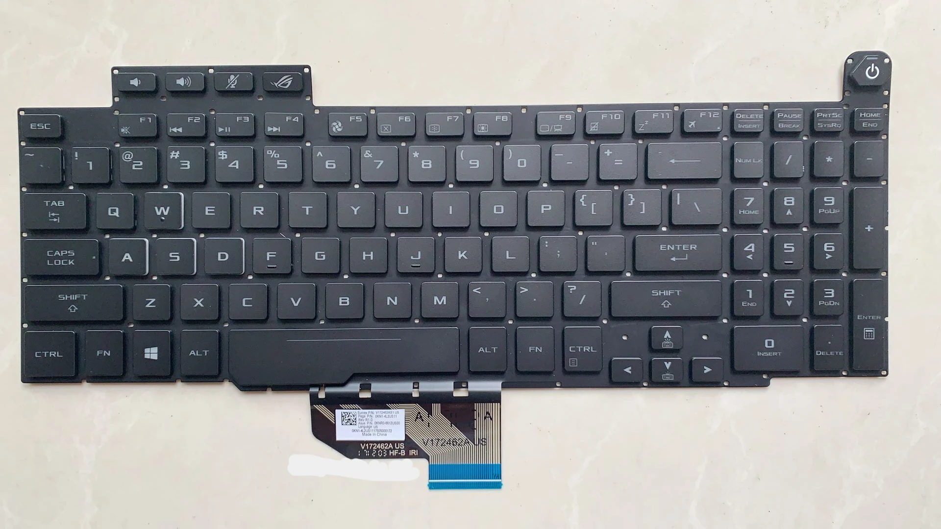 New US Keyboard For Asus ROG Zephyrus GM501 GM501G GM501GM GM501GM-WS74 ...