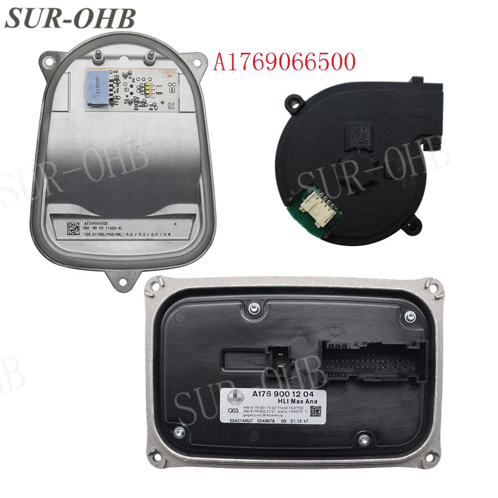 A Class W176 A1769001204 Led Headlights Control Module Unit Daytime ...