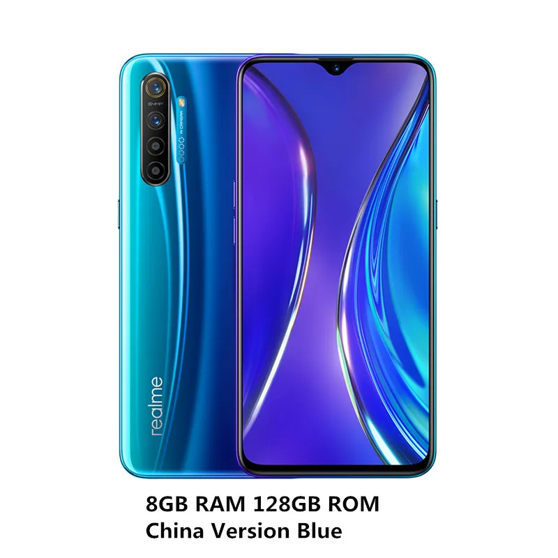 Мобильный телефон REALME X2 6,4 дюймов Супер AMOLED экран Snapdragon 730G 64MP Quad камера ...