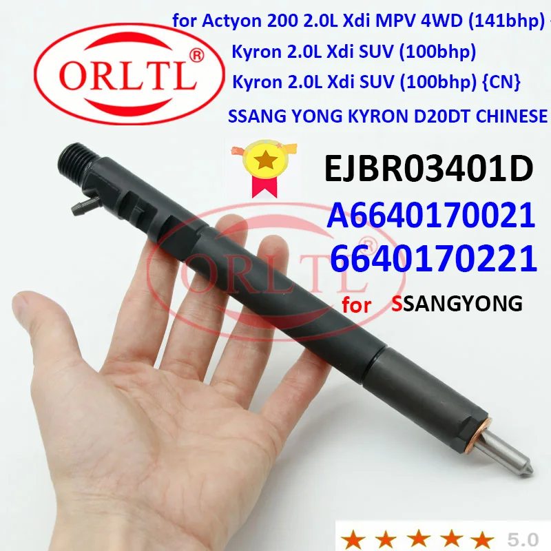 ORLTL-EJBR03401D-A6640170021-Common-Rail-Diesel-Injector-6640170221 ...