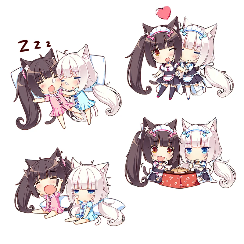 Three-Ratels-CD1-funny-NEKOPARA-CHRONICLE-Vanilla-chocola-Waterproof ...