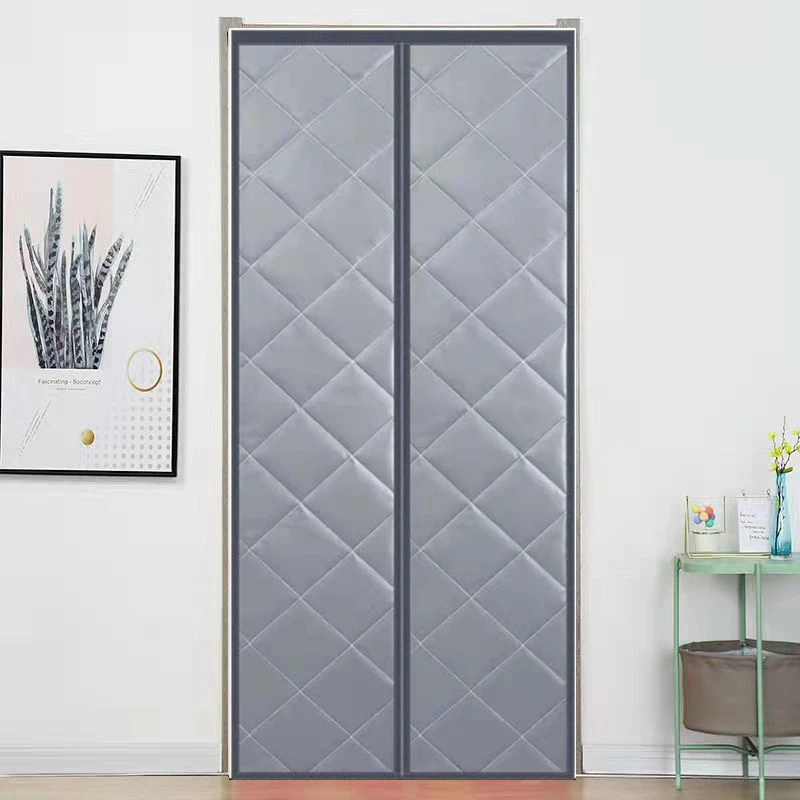 Cortina de Velcro con aislamiento térmico magnético para puerta ...