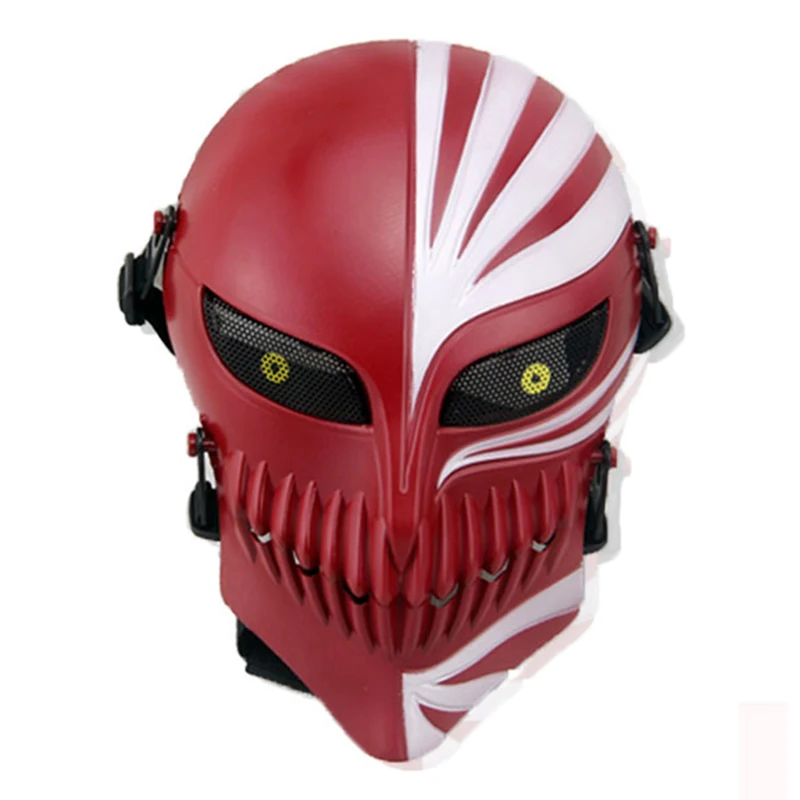 Airsoft Death Ichigo Kurosaki Bleach Skull Mask Military Tactical ...