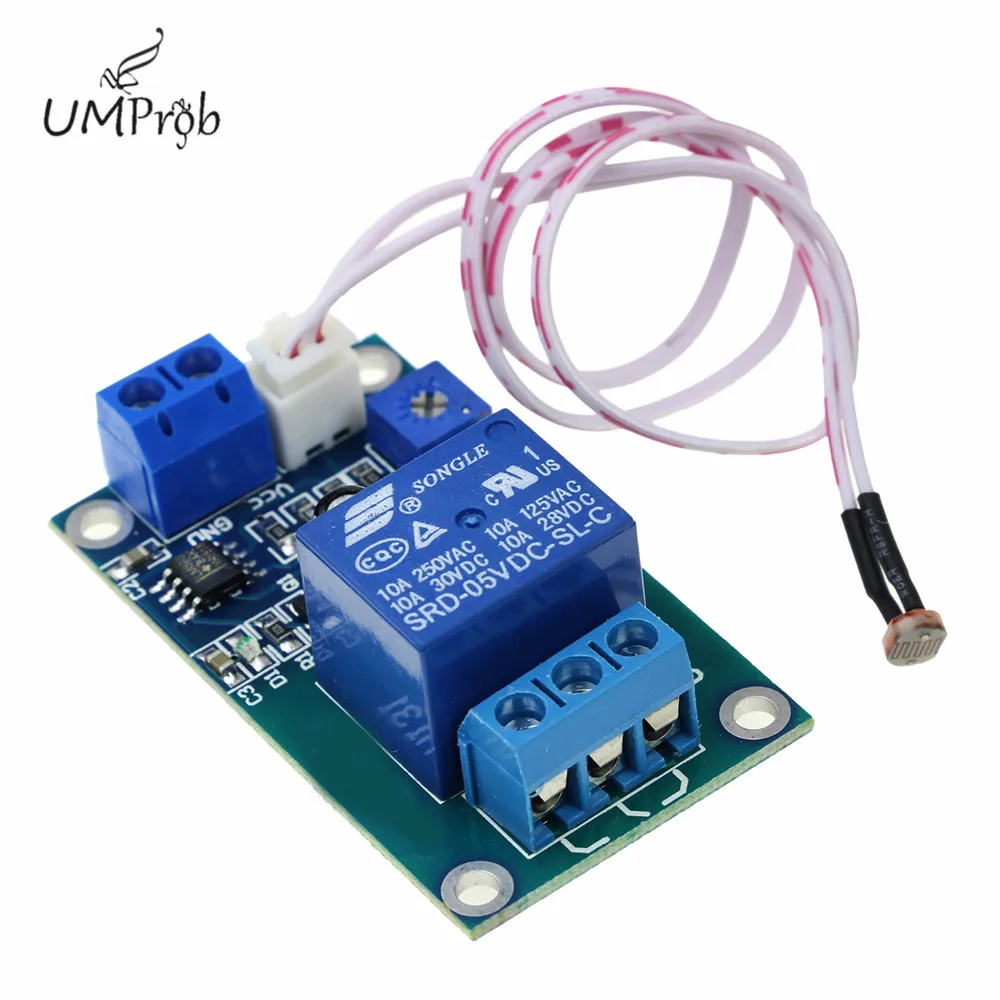Xh-m131 Dc 5v / 12v Light Control Switch Photoresistor Relay Module Detection Sensor 10a ...
