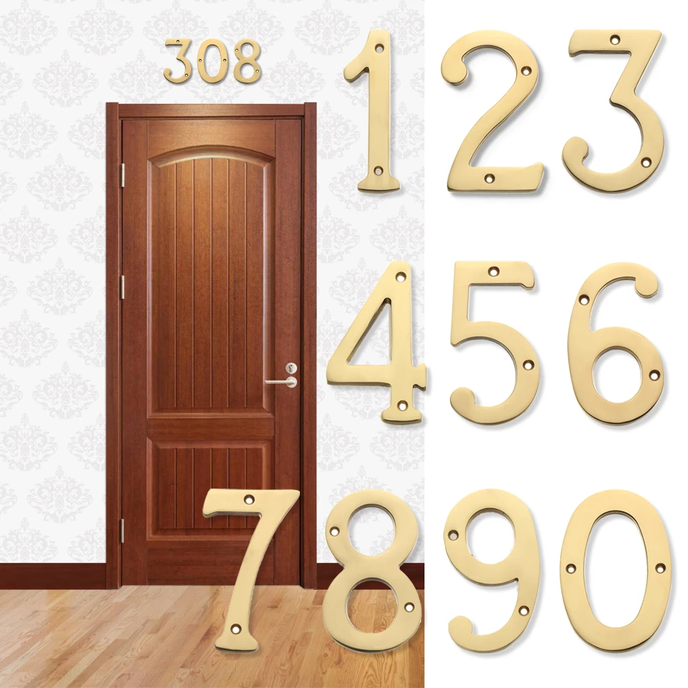 Home Décor Address Sign House Numbers House Door Plaque House Number ...