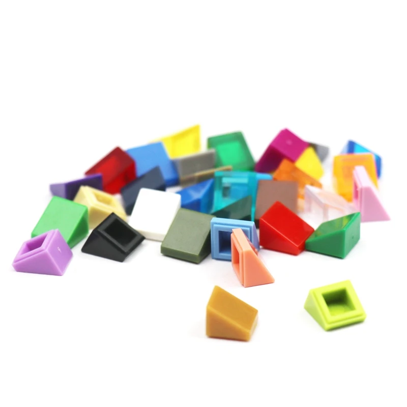 50pcs Moc Slope 30° 1x1 54200 Diy Creative Educational Classic Building ...