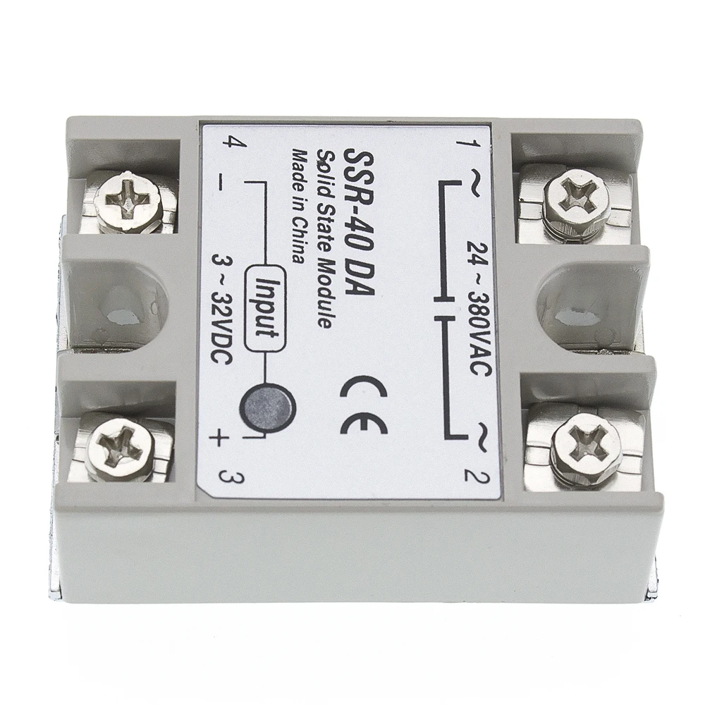 10pcs Ssr-40 Da Dc To Ac Dc-ac Solid State Relay Module For Ssr-40da ...