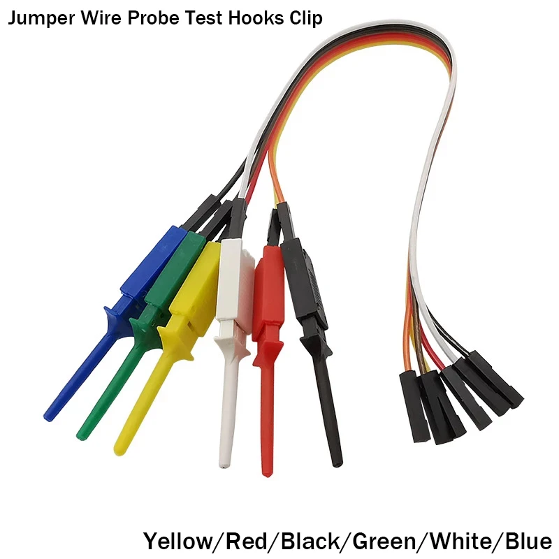 6Pcs-lot-High-Efficiency-Test-Hook-Clip-Logic-Analyzer-Cable-Gripper ...