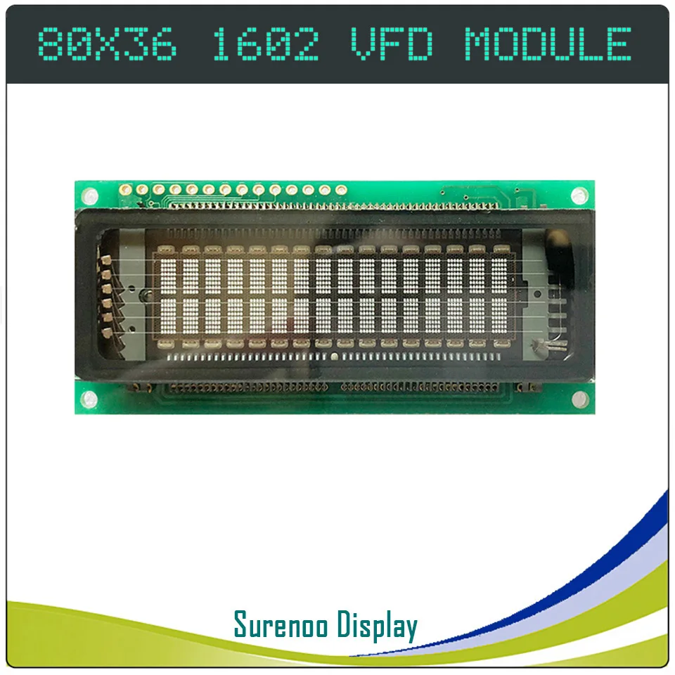 1602 16x2 Parallel Serial Spi Vfd Display Screen Kh162sd01 Compatible With 16t202da2 M162sd07fa ...