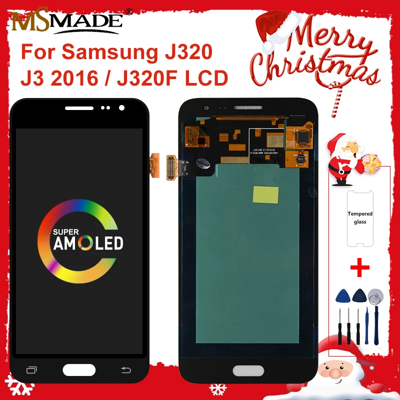 Super AMOLED For Samsung Galaxy J3 J320 J320FN J320F J320H J320M LCD ...