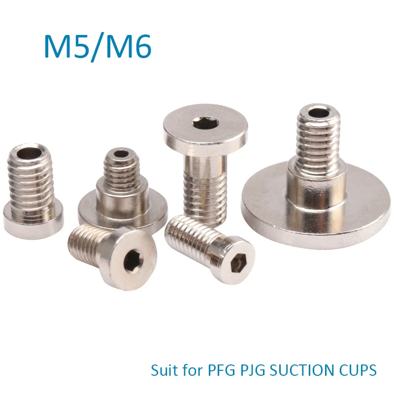 10pcs Vacuum Suction Cup Connector Fitting Environment Friendly M5 M6 ...