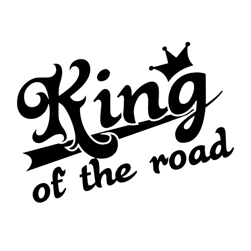 14-9cm-word-King-Car-Sticker-Of-The-Road-King-Crown-Car-Accessories ...