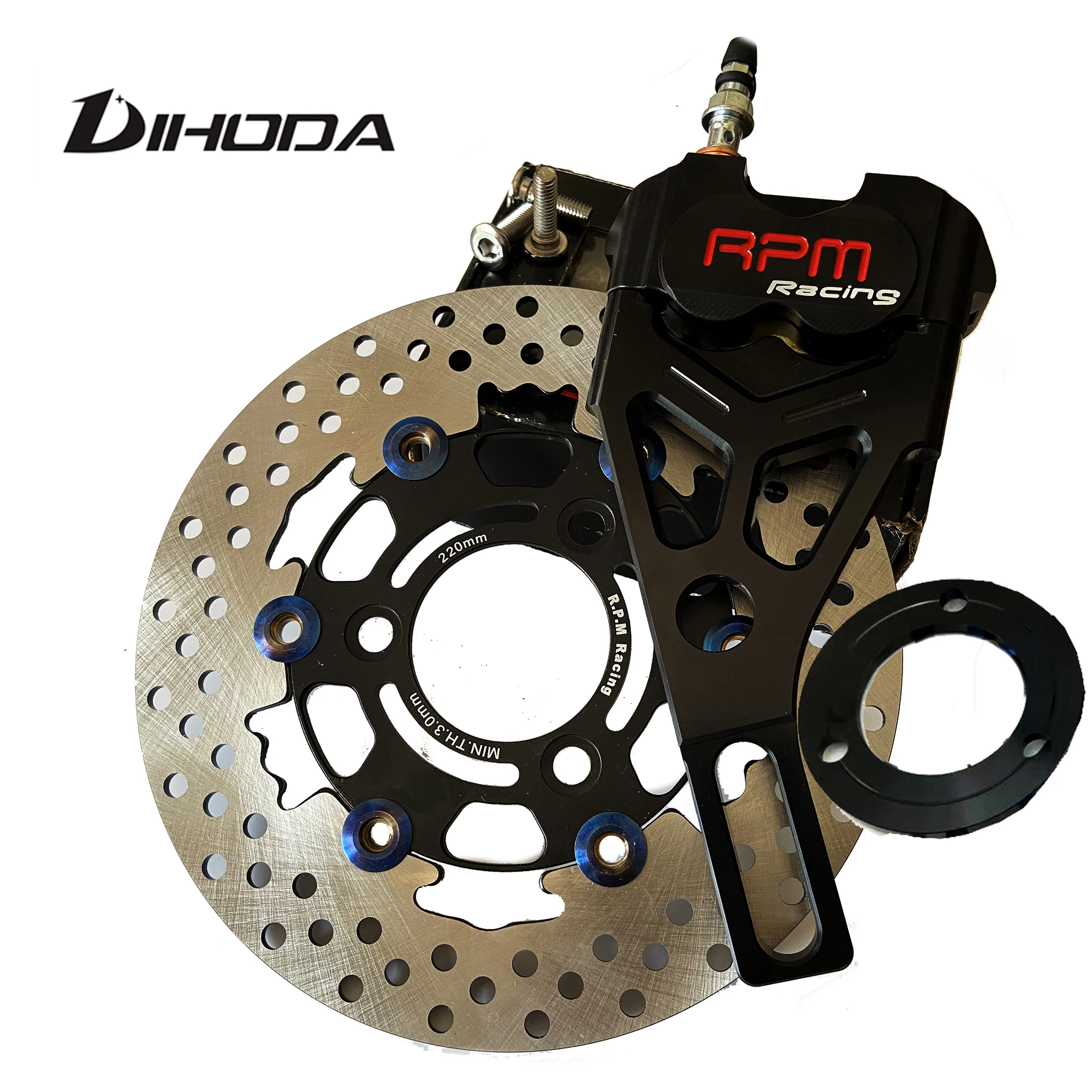 Motorcycle Rpm Brake Calipers Adapter/bracket For Rear Flat Fork Brake ...