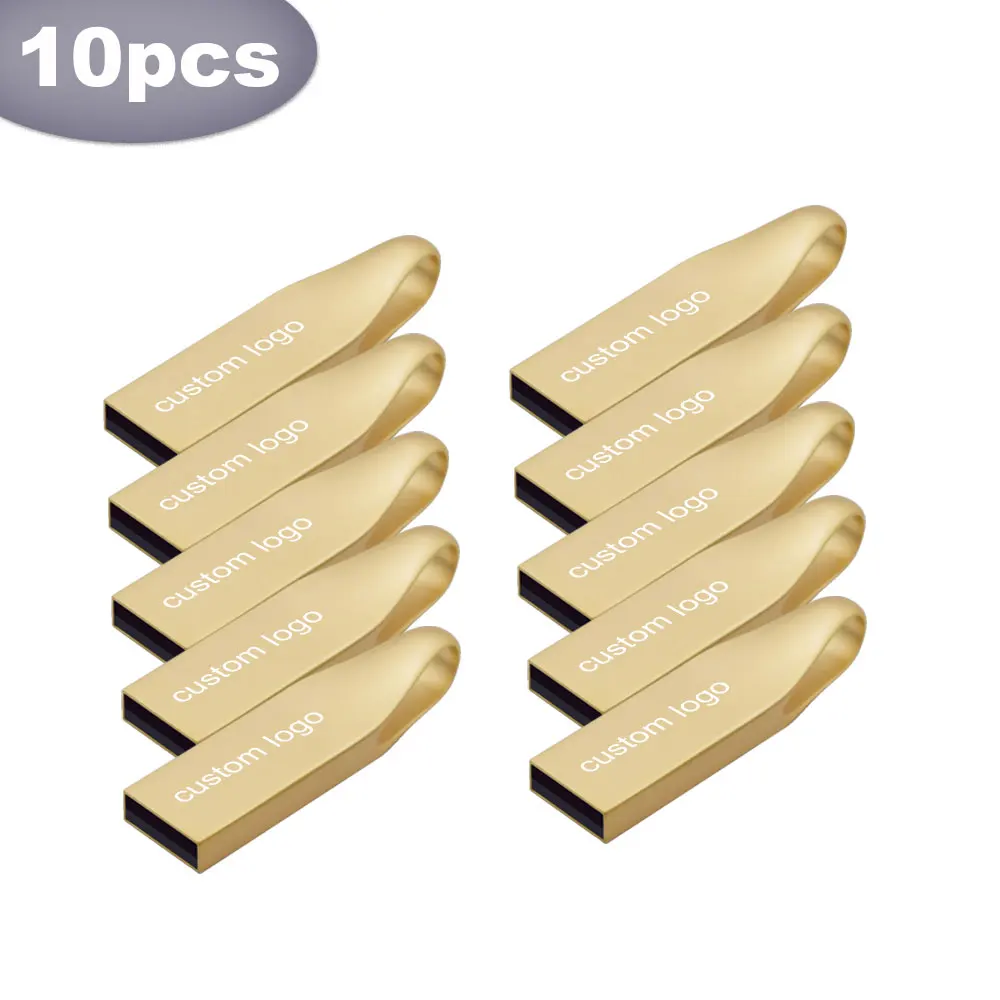 Golden-metal-pen-drive-64GB-USB-Flash-Drive-8GB-16GB-32GB-128GB-memory ...