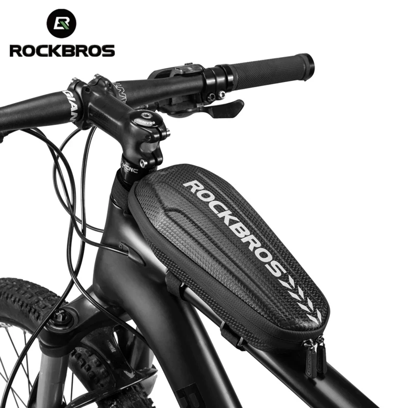 Rockbros Cycling Bicycle Bag Hard Shell Front Frame Tube Bike Bag ...