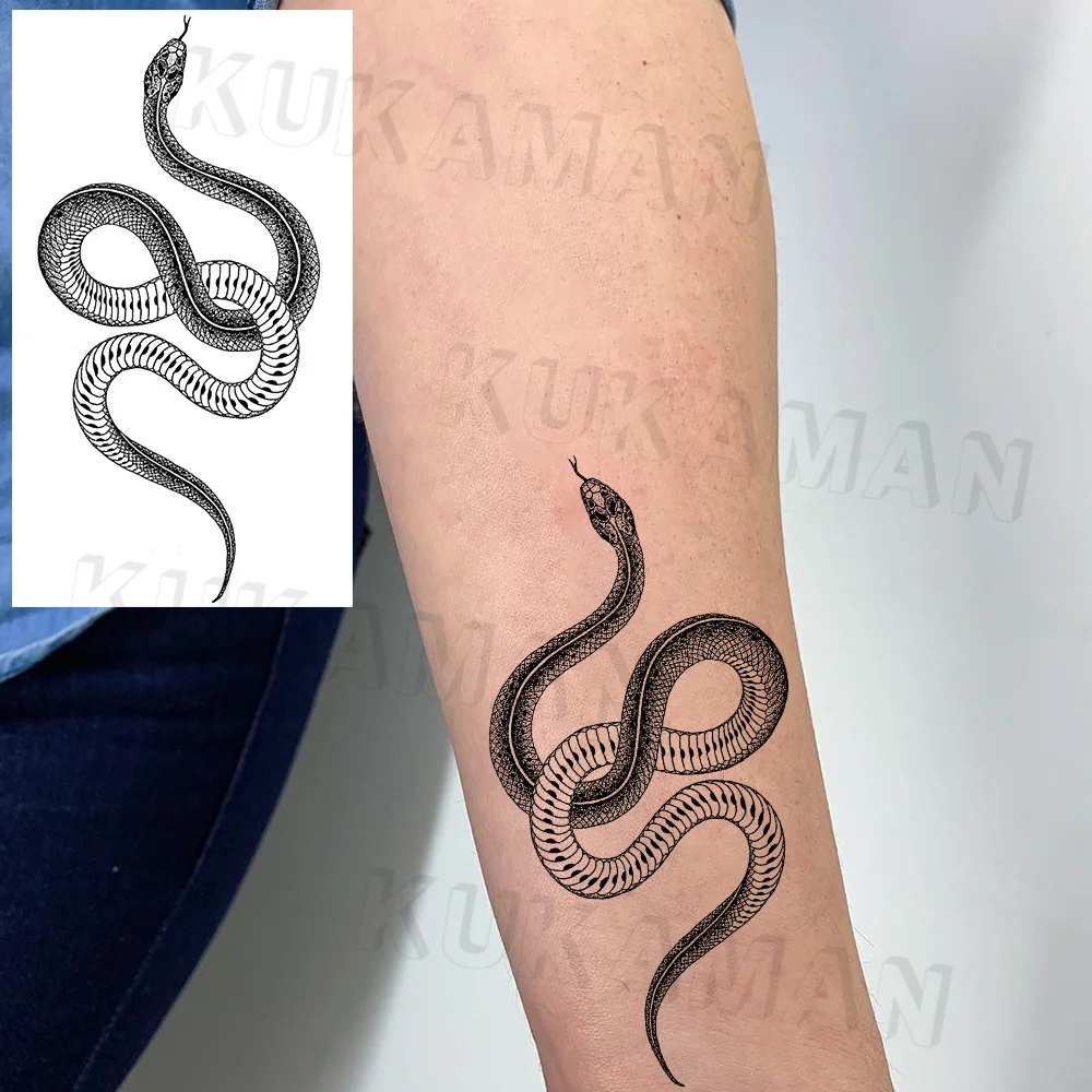 Snake Infinity Tattoo