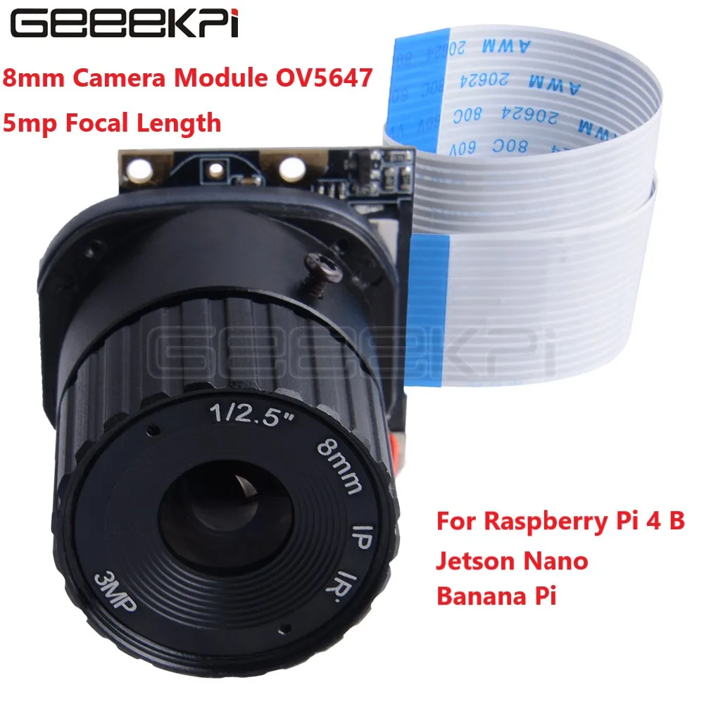 Geeekpi 8mm Raspberry Pi Camera Module Ov5647 5mp Focal Length For ...