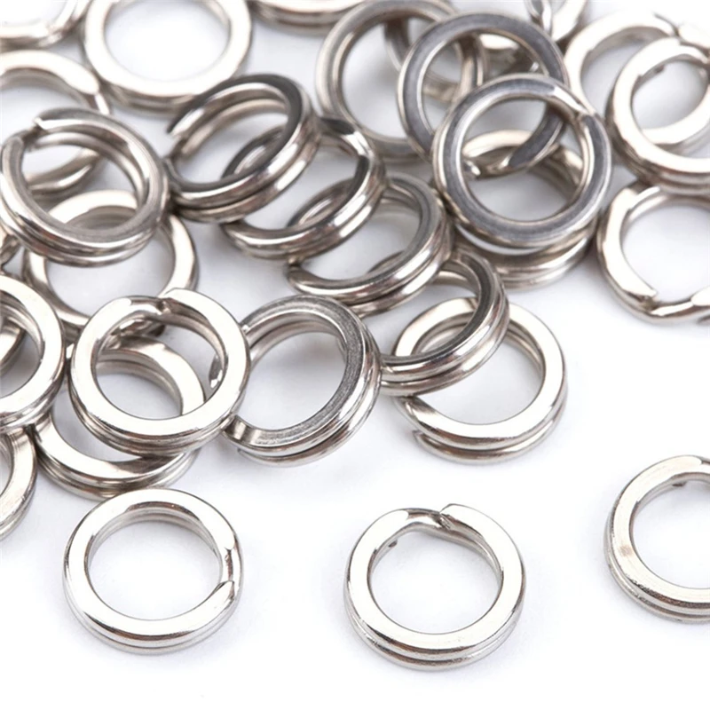 2000pcs/lot Outer diameter 4mm 10mm Stainless Steel Double Ring ...