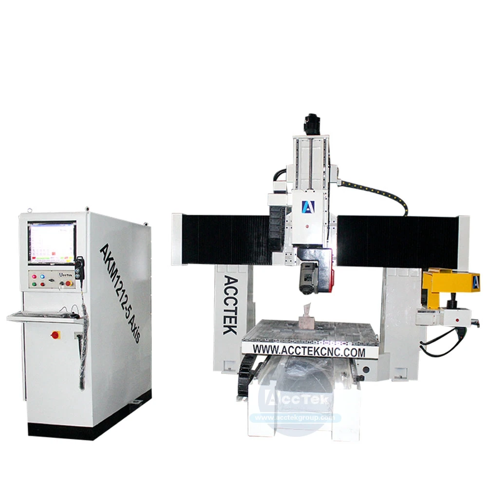 Cnc Wood Foam Carving Machine 5 Axis Router With Atc Spindle - Wood ...