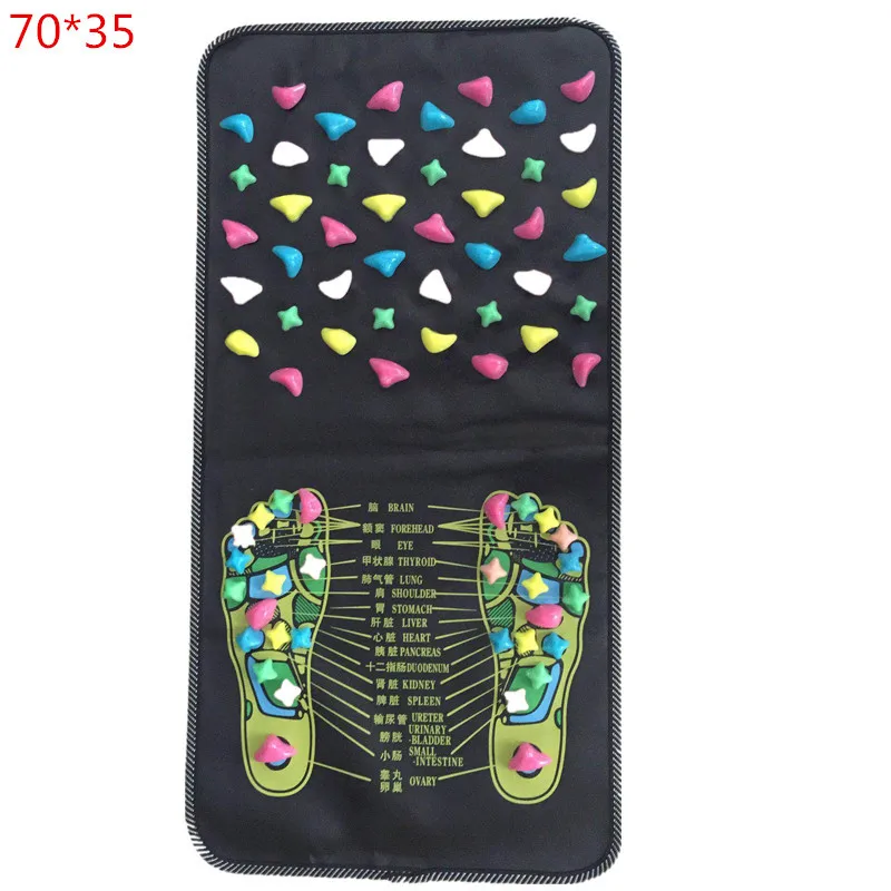 Hot Chinese Reflexology Walk Stone Yoga Mats Pain Relieve Foot Leg Spa ...