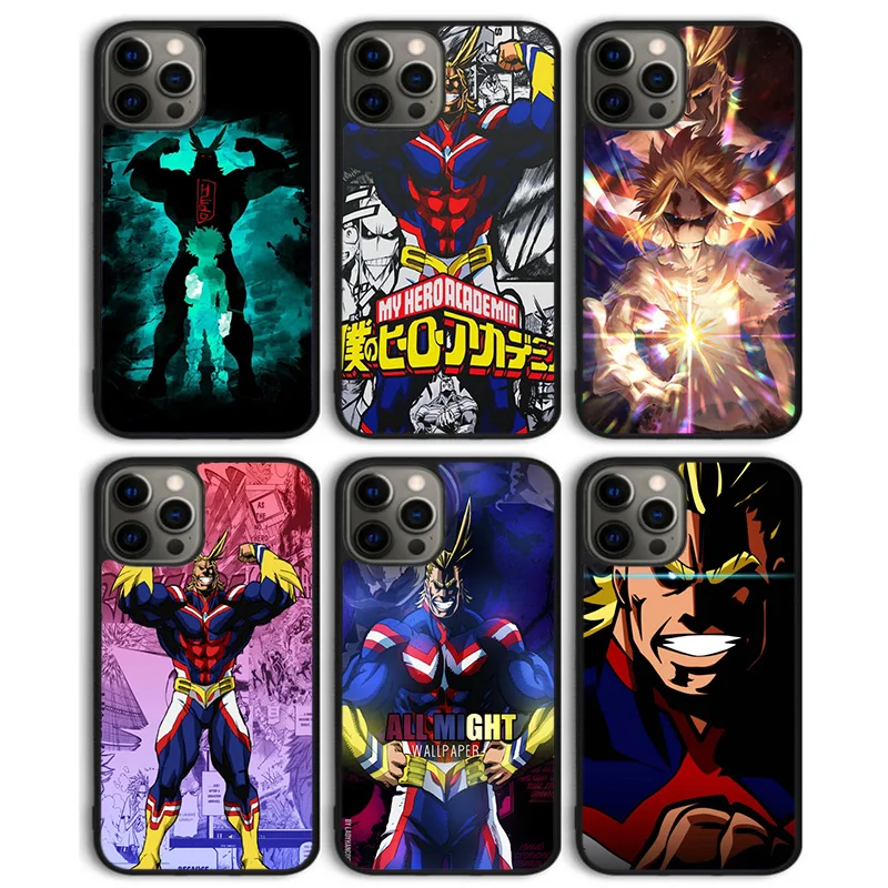 All Might funda de teléfono Boku no Hero Academia, carcasa para iphone ...