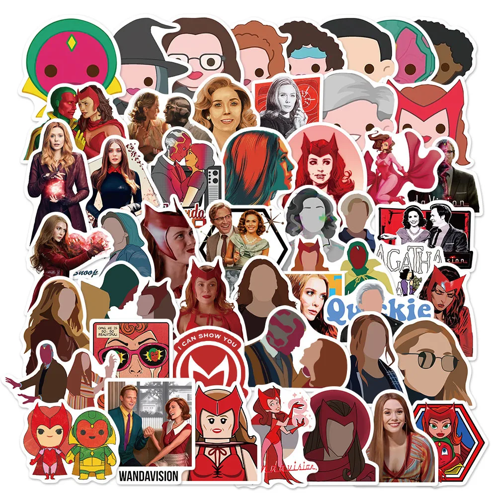 Wanda Vision | Vision Marvel Wandavision | Stickers Wanda Vision ...