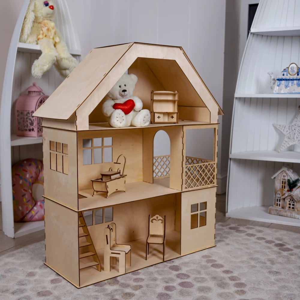 Rumah Barbie Kayu