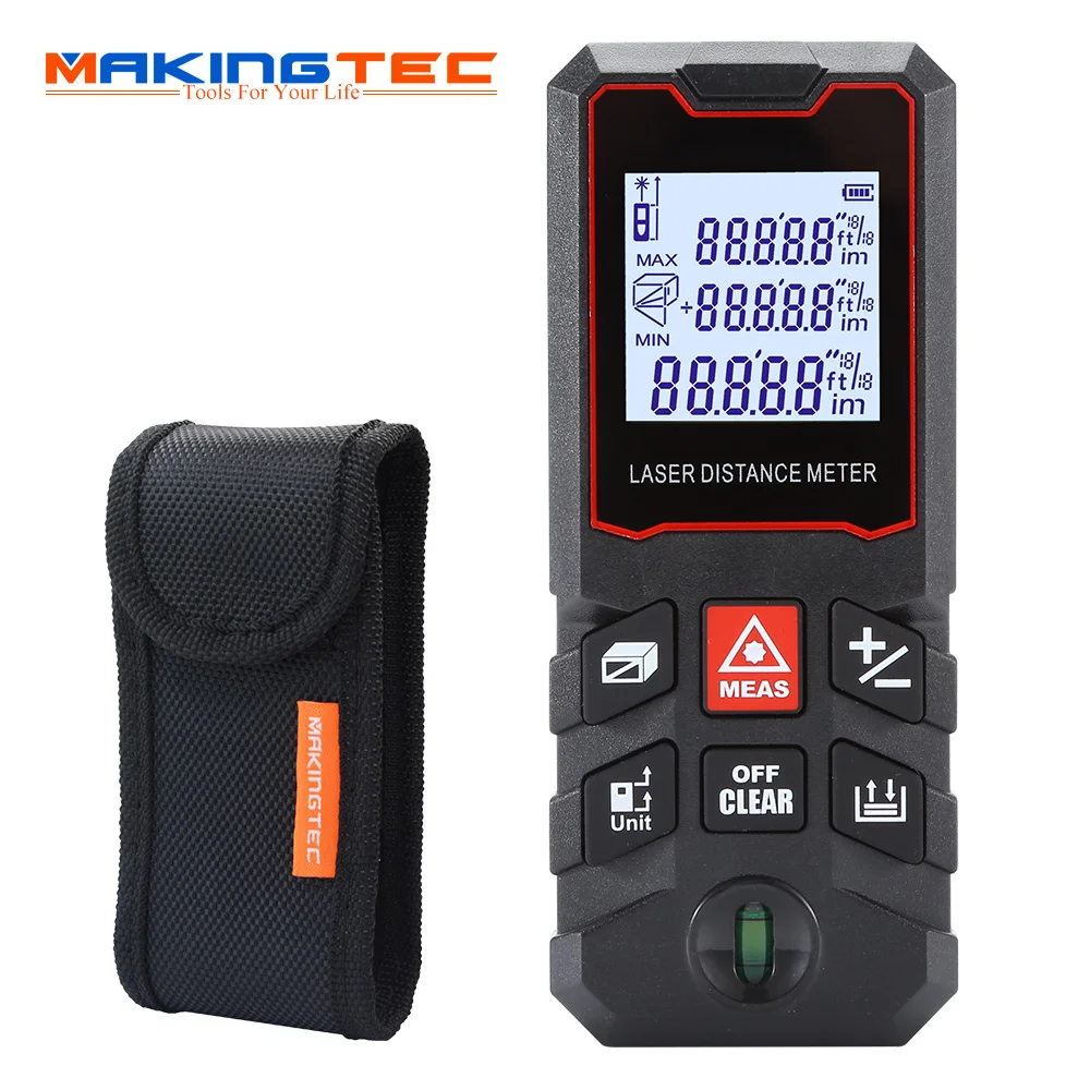 Makingtec Laser Meter Laser Distance Tool 40/60/100m Digital Laser Tape Meter Laser Roulette ...