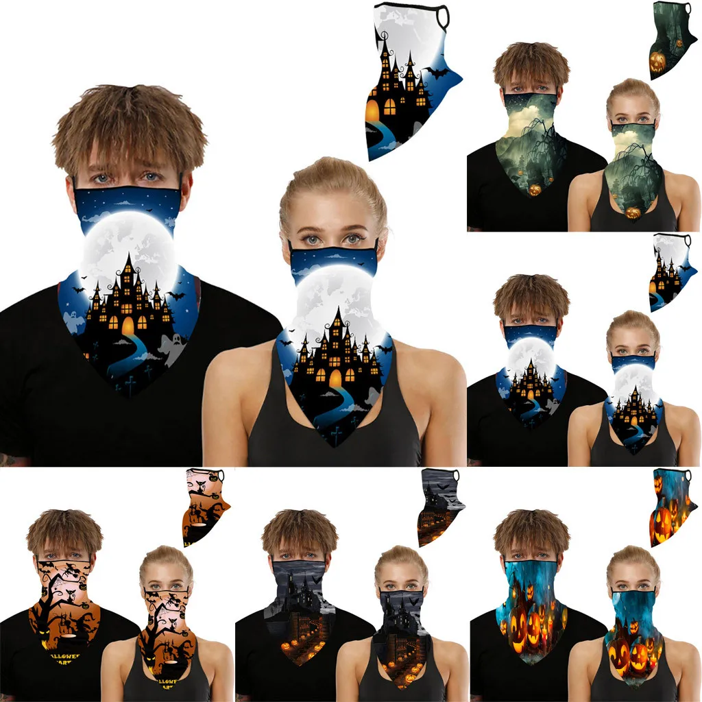 1PC Outdoor Print Seamless Ear Mask Sports Scarf Neck Tube Face Riding ...