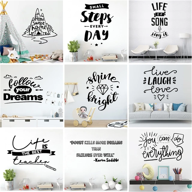 10 inspiring quotes for room decoration to decorate your space with