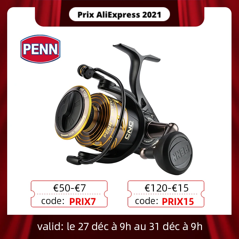 PENN Brand Battle III BTL 3000 8000 Full Metal Body Spinning Fishing ...