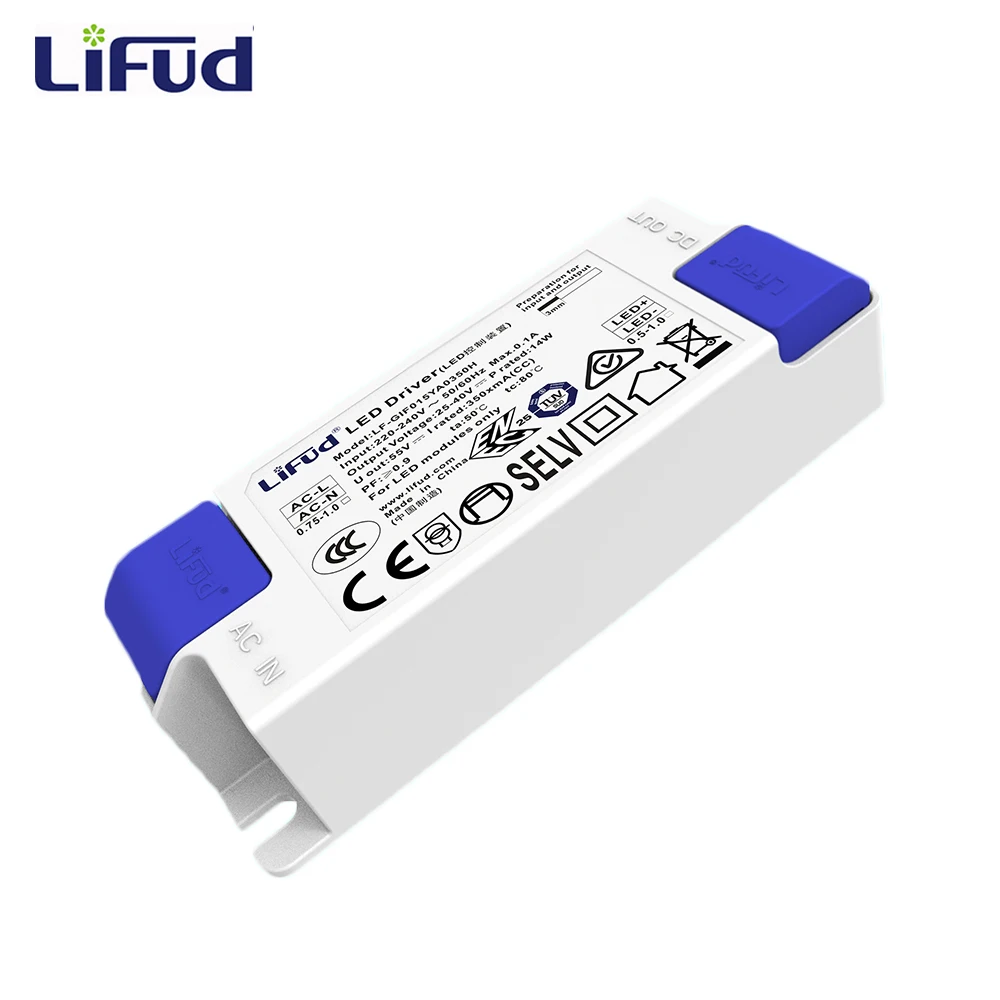 Lifud Flicker free LED Driver 250mA 25-40V 6-10W LF-GIF015YA0250H LED ...