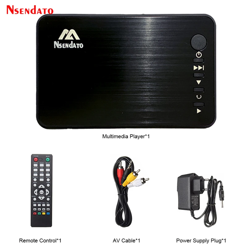 Mini Full HD Media multimedia Player Autoplay 1080P USB External HDD ...