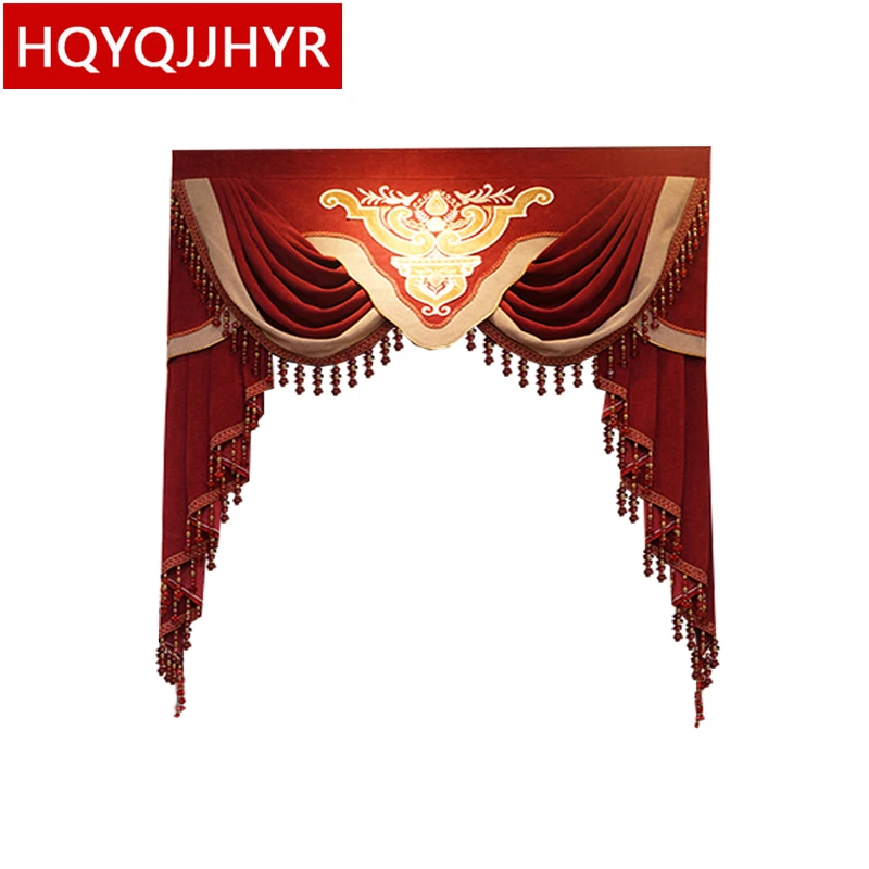 European-luxury-custom-Valance-for-high-end-design-on-the-top-of-the ...