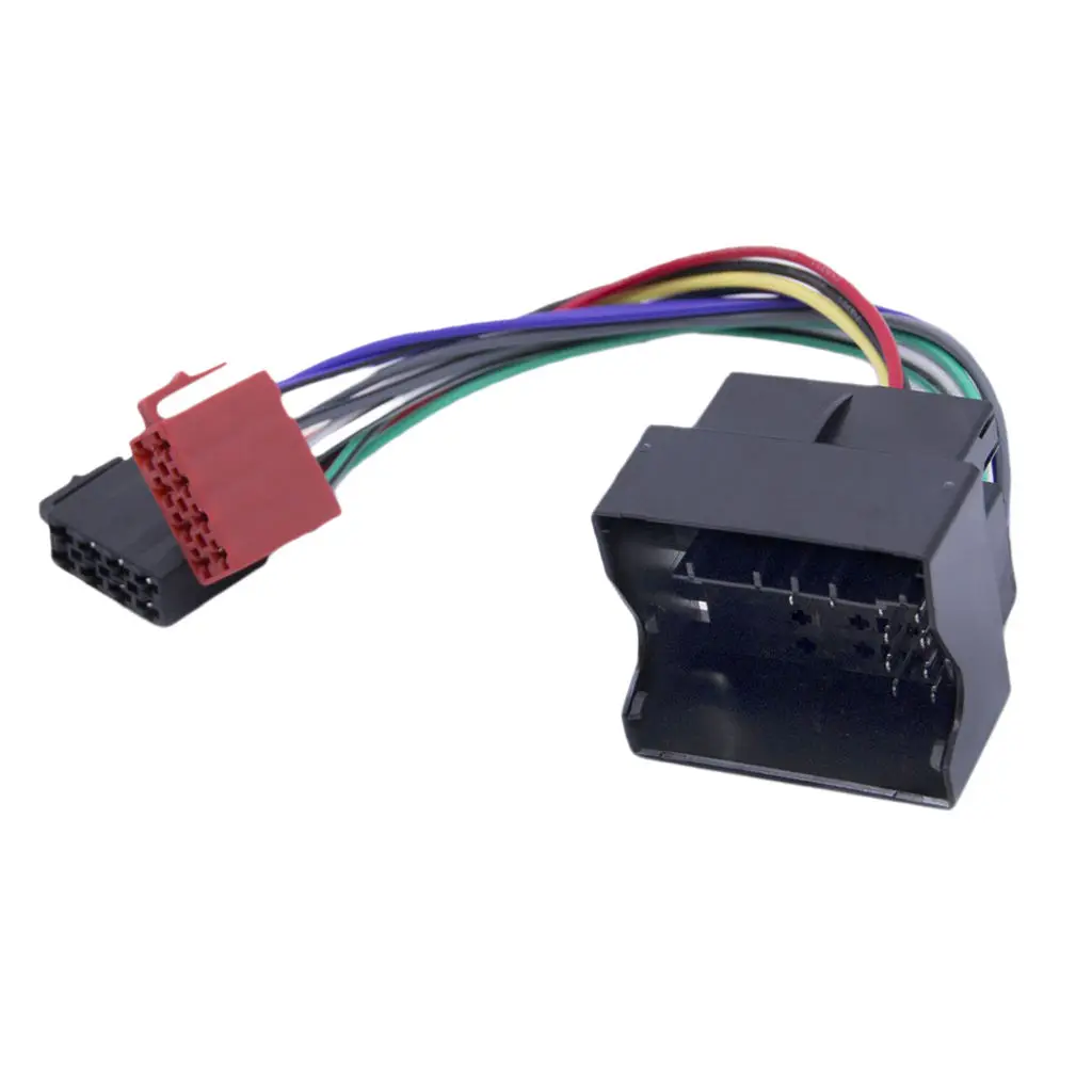 ISO Car Radio Adapter Plug Socket Car Stereo Wire Harness Connector for ...
