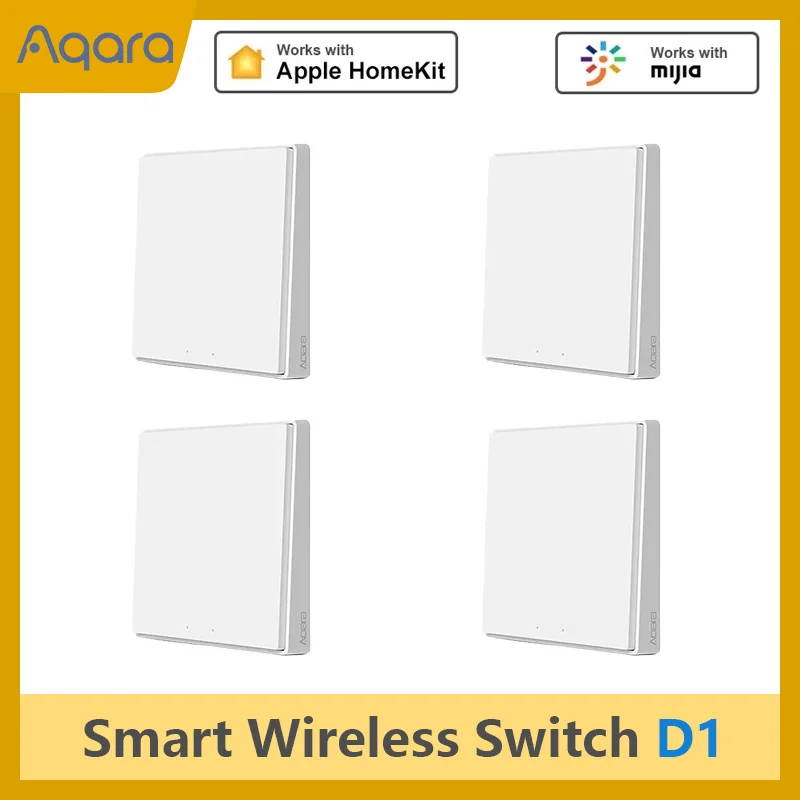 Aqara Wall Switch D1 Zigbee Smart Wireless Key Light Button Wifi Remote ...