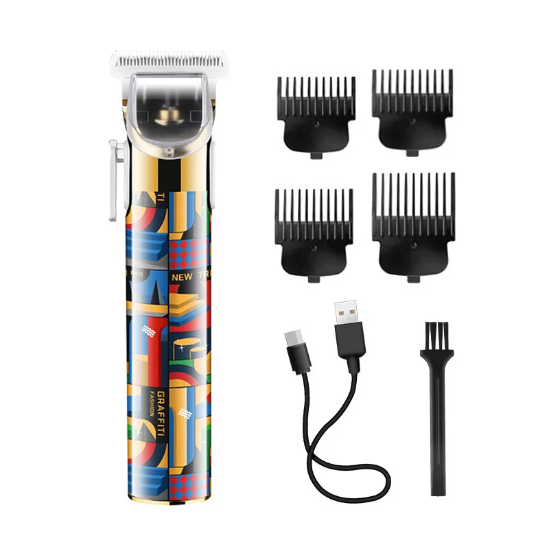 Kemei max cabo de tosquiadeira de cabelo profissional ou uso sem fio ...