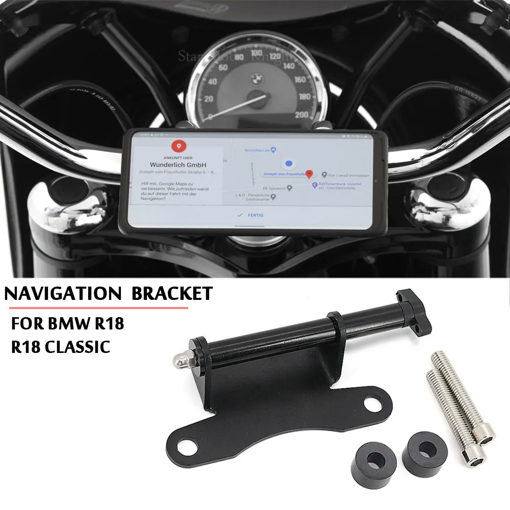 Motorcycle-Navigation-Bracke-Handlebar-Stand-Holder-Mobile-Phone-GPS ...