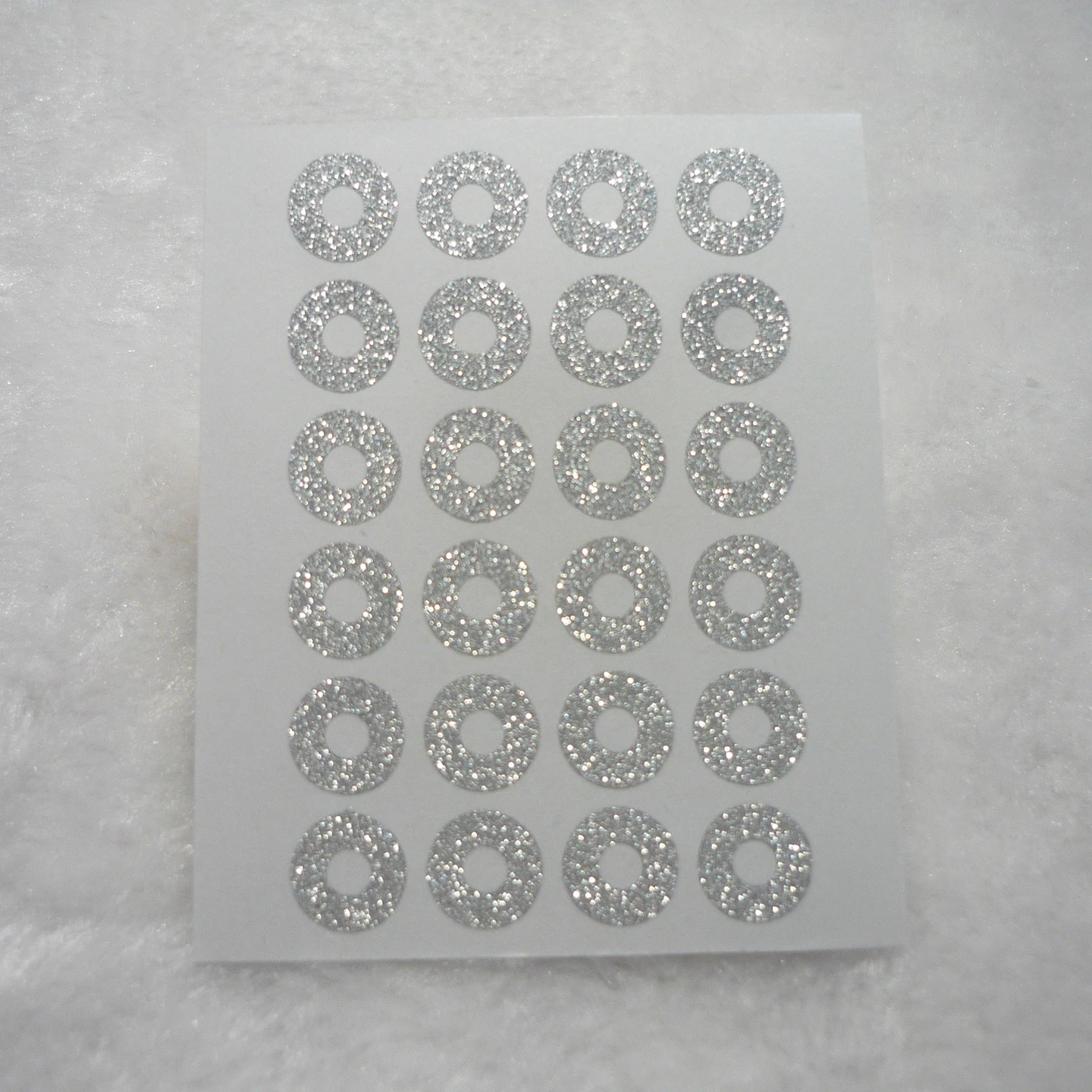 Ring Hole Sticker Label | Glitter 1 Round Sticker | Ring Label Stickers ...