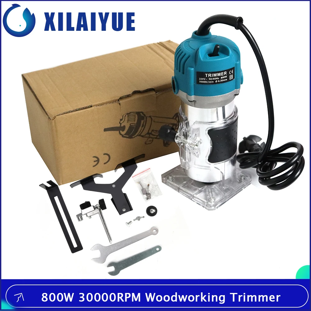 800W-30000RPM-Woodworking-Electric-Trimmer-Wood-Milling-Engraving ...